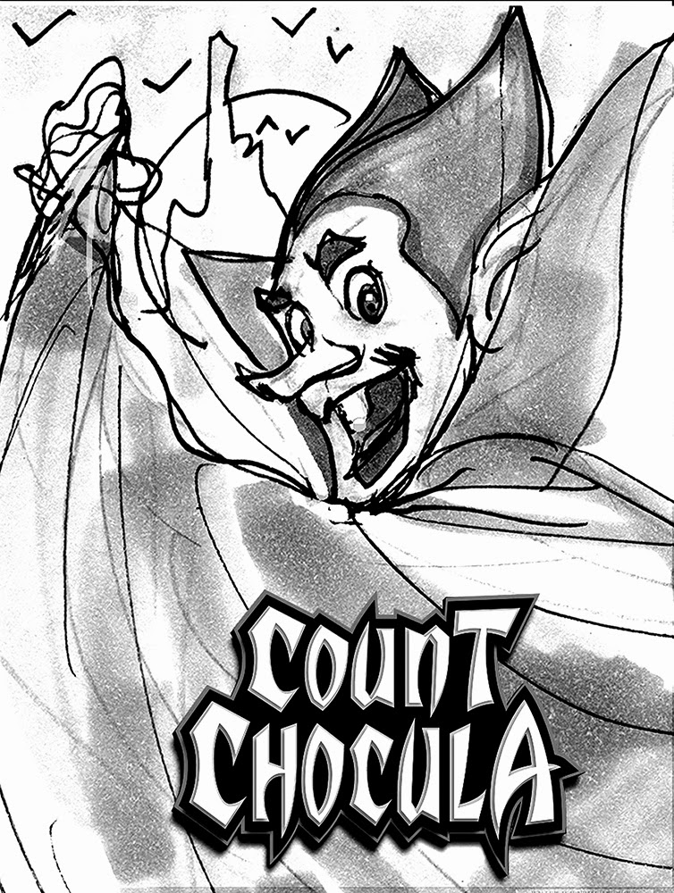 The Bombshellter: Making the Count Chocula Box Art